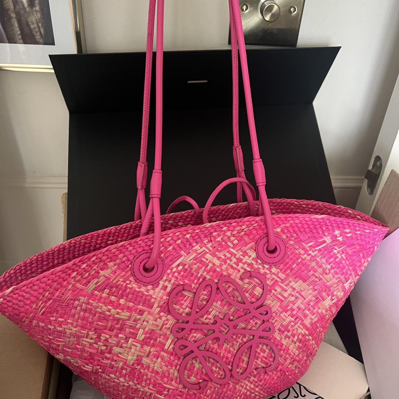 Pink Loewe anagram bag #loewe #bag - Depop