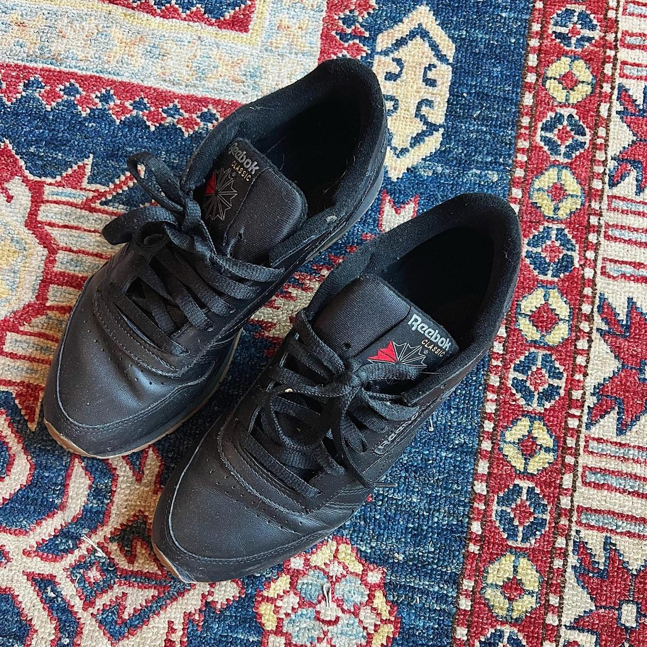 Reebok Black Chunky Sneakers some general signs of... - Depop