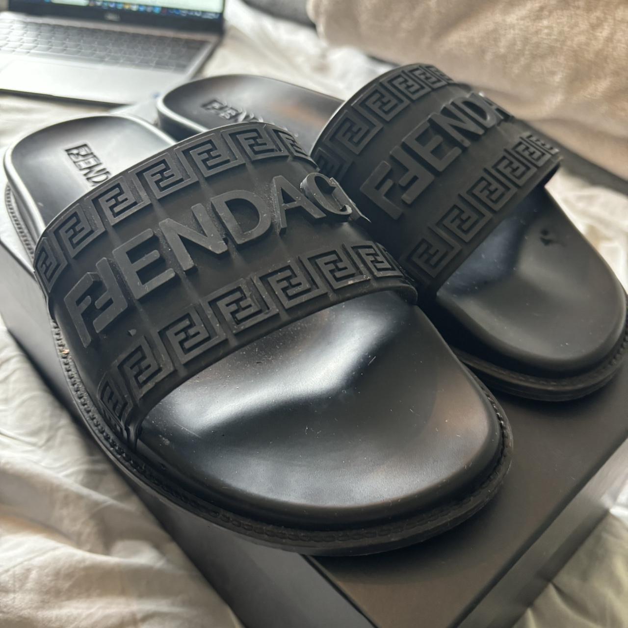 Versace X Fendi collab slides bought them last year... - Depop