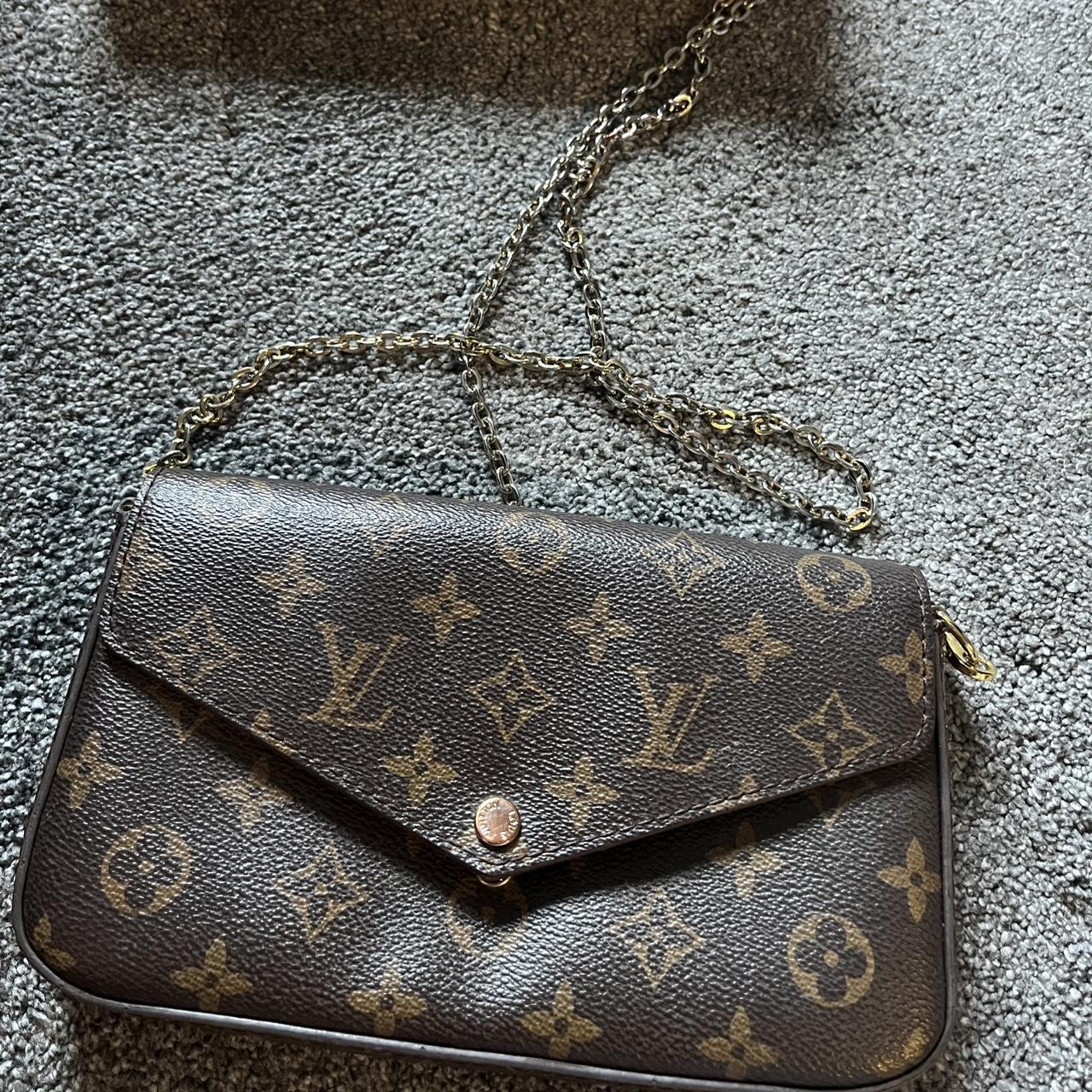 LV pochette bag will be sent with box - Depop
