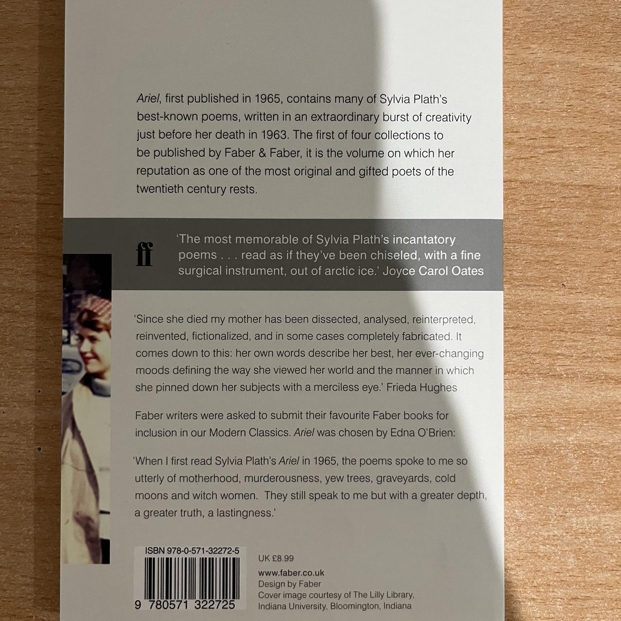 Ariel by Sylvia Plath book Genres: poetry Brand... - Depop