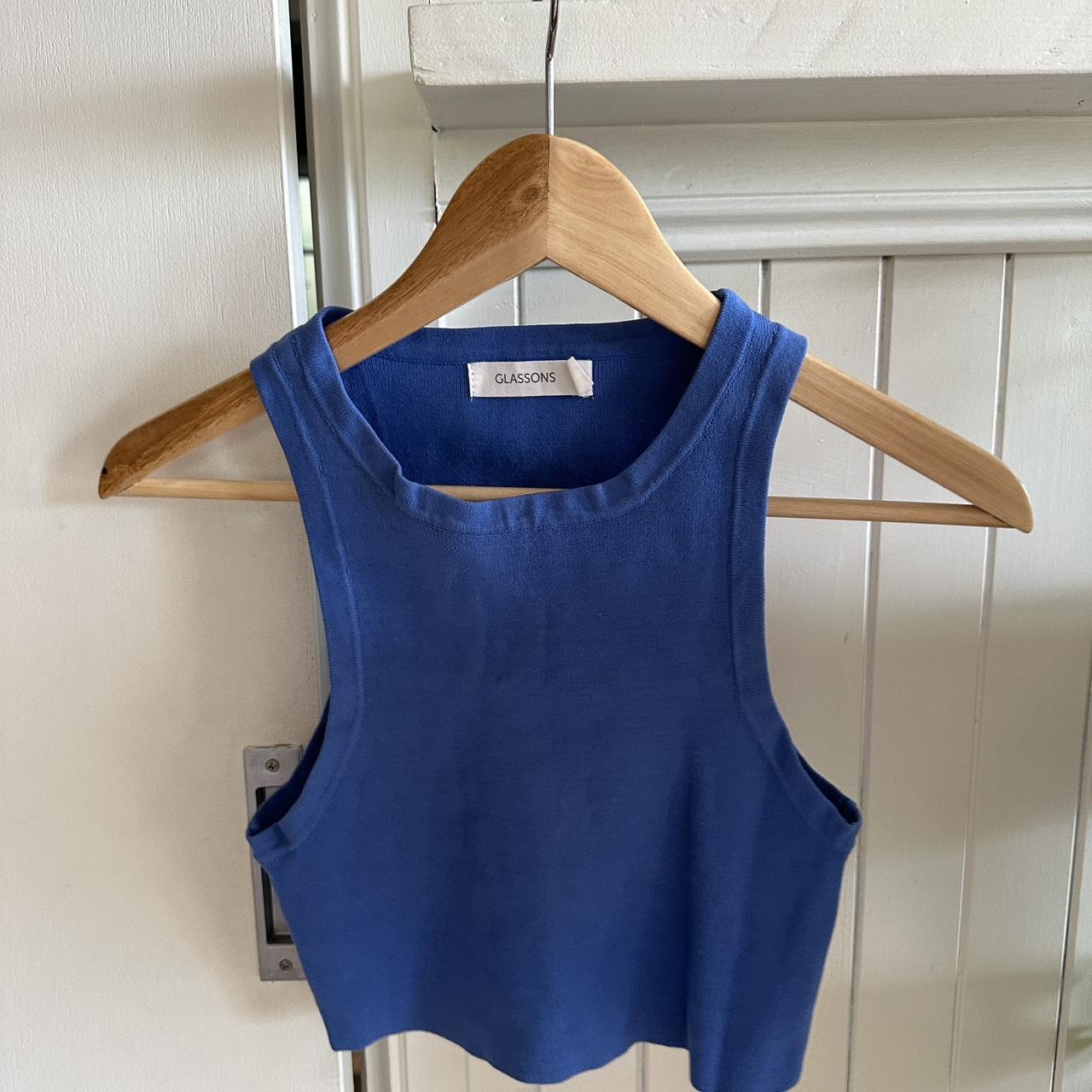 GLASSONS TANK SIZE S cropped fit Stretchy material - Depop