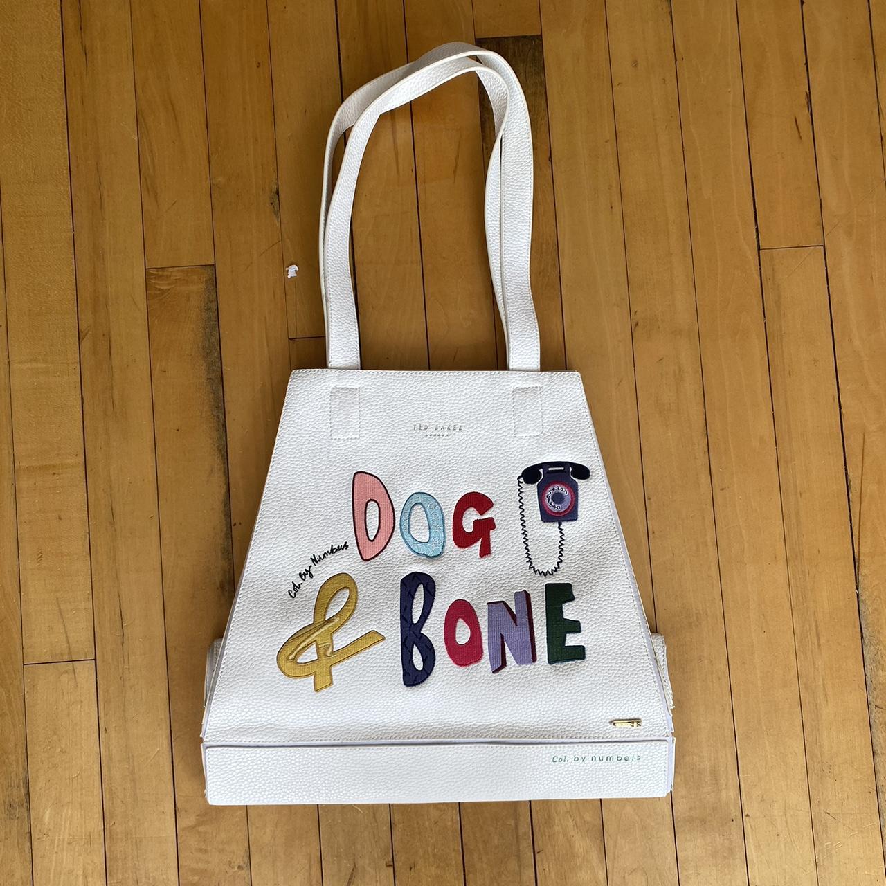 ted baker dog and bone leather tote handbag. never... - Depop