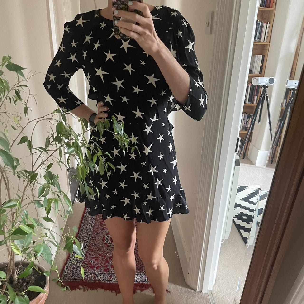 Realisation Par Goldie Dress " Black and white star... - Depop