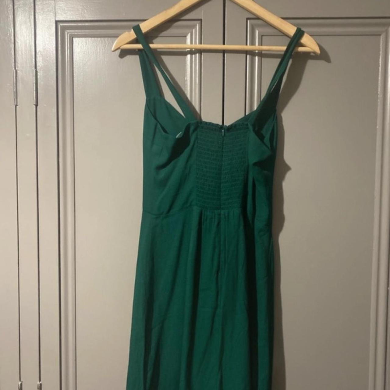 Reformation Green mini dress US 4, UK 8 Perfect... - Depop