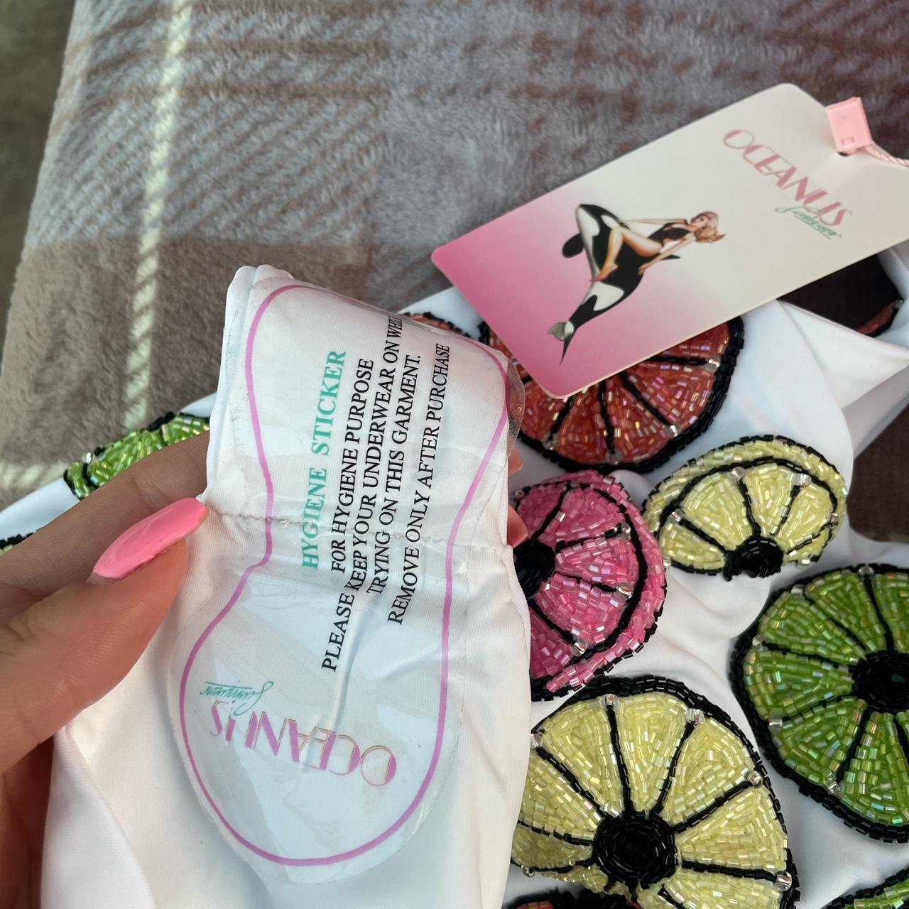 Oceanus one piece swimsuit / swimming costume size... - Depop