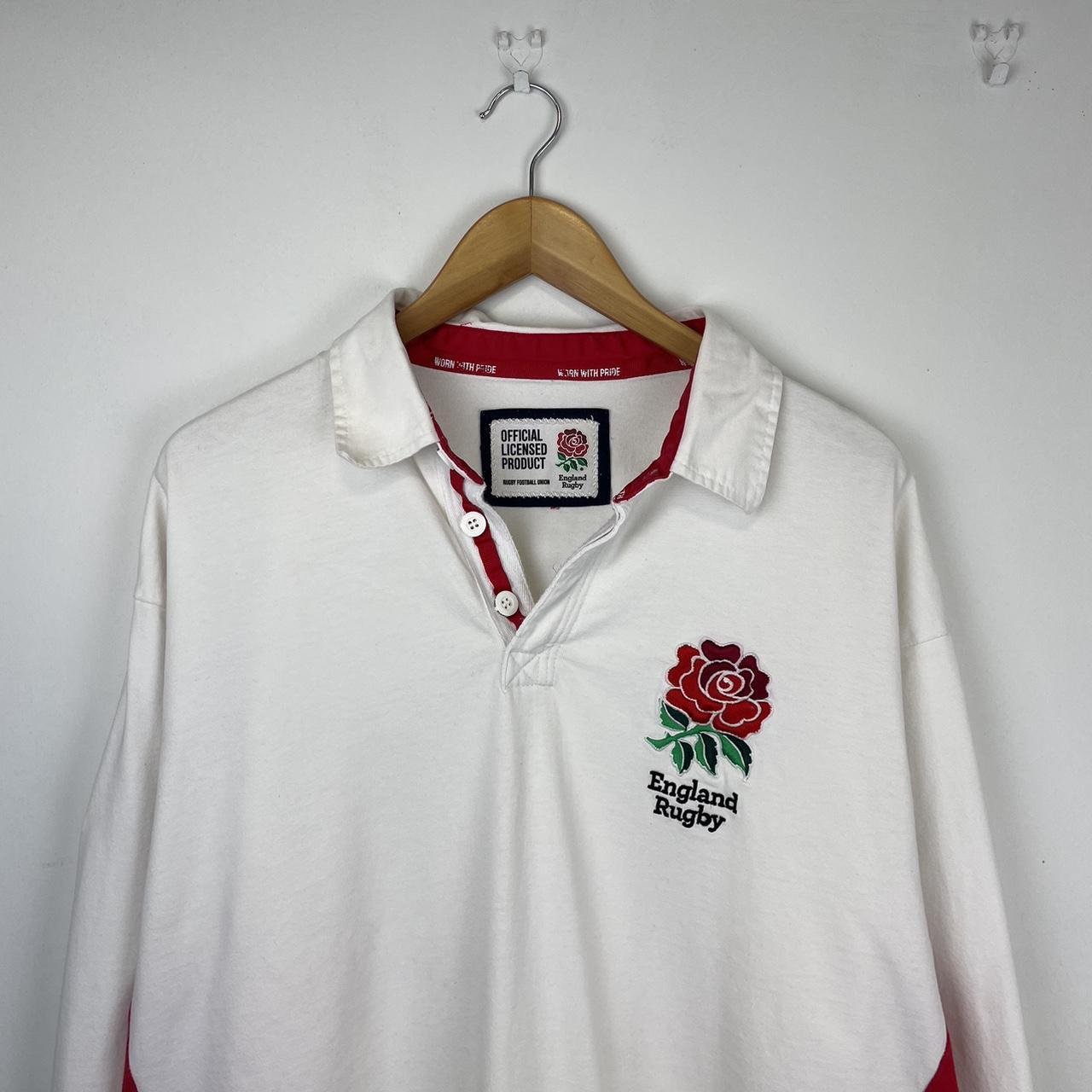 Brand - England Rugby Type - Vintage rare white... - Depop