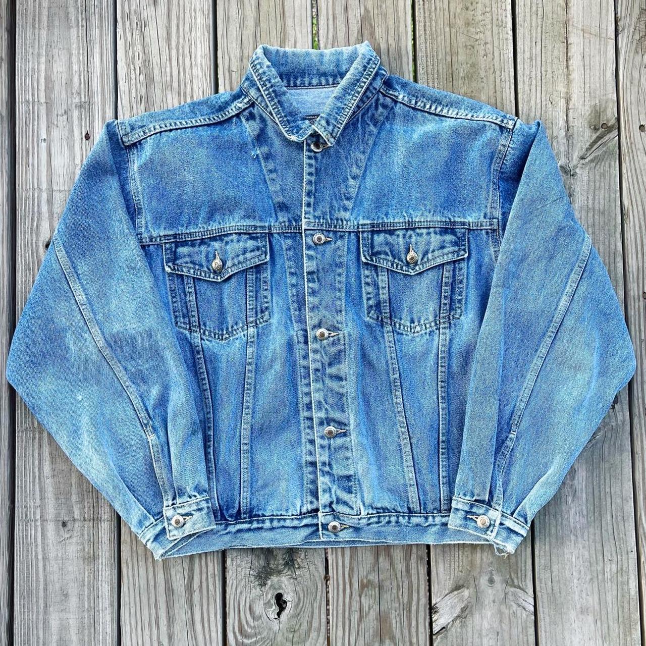 vintage bugle boy denim jacket. i’m good condition.... - Depop