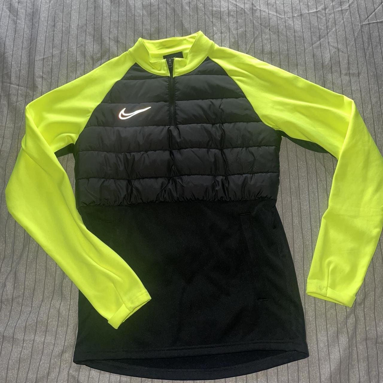 Nike reflective Hi-Vis quarter zip soft shell with... - Depop
