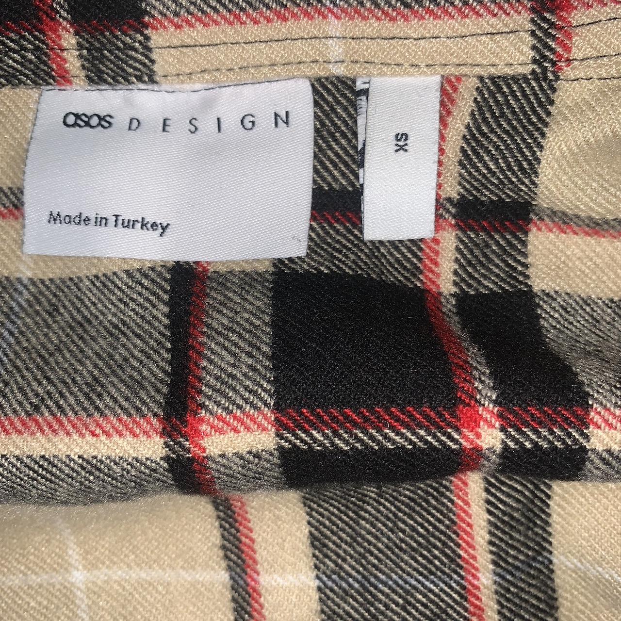 Asos Checked Flannel Shirt Mens size XS (fits... - Depop