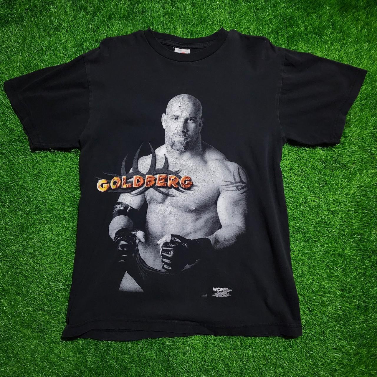 Vintage 1998 Goldberg WCW Wrestling T-shirt. Great... - Depop