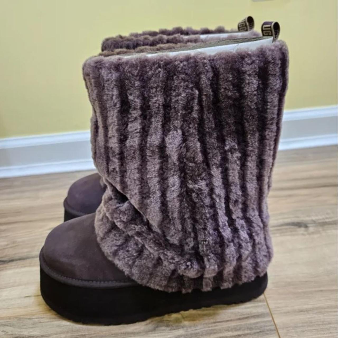 UGG Classic Short Sherpa Corduroy Platform Boot,... - Depop