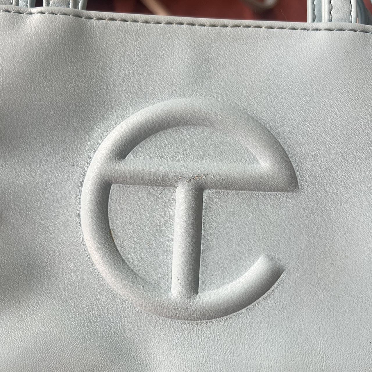 Telfar Mini Shopping Bag (pool blue) refer to... - Depop