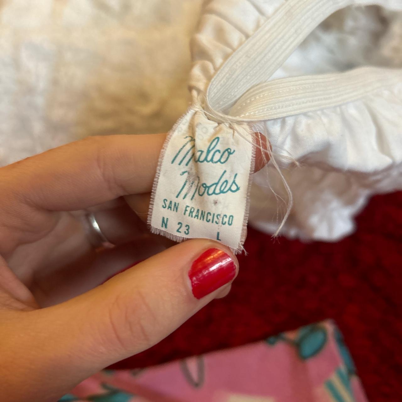 1970’s White Frilly Long Bloomers Vintage... - Depop