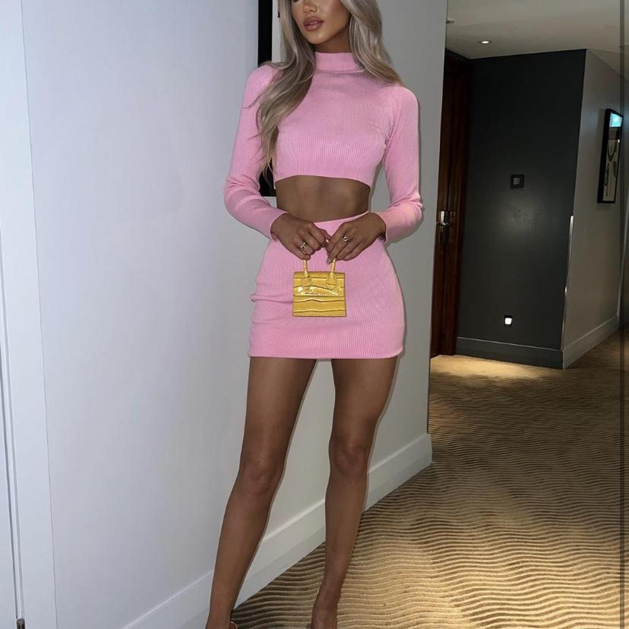 Sorelle Tamara Ribbed Two Piece Pink Worn Once Size Depop