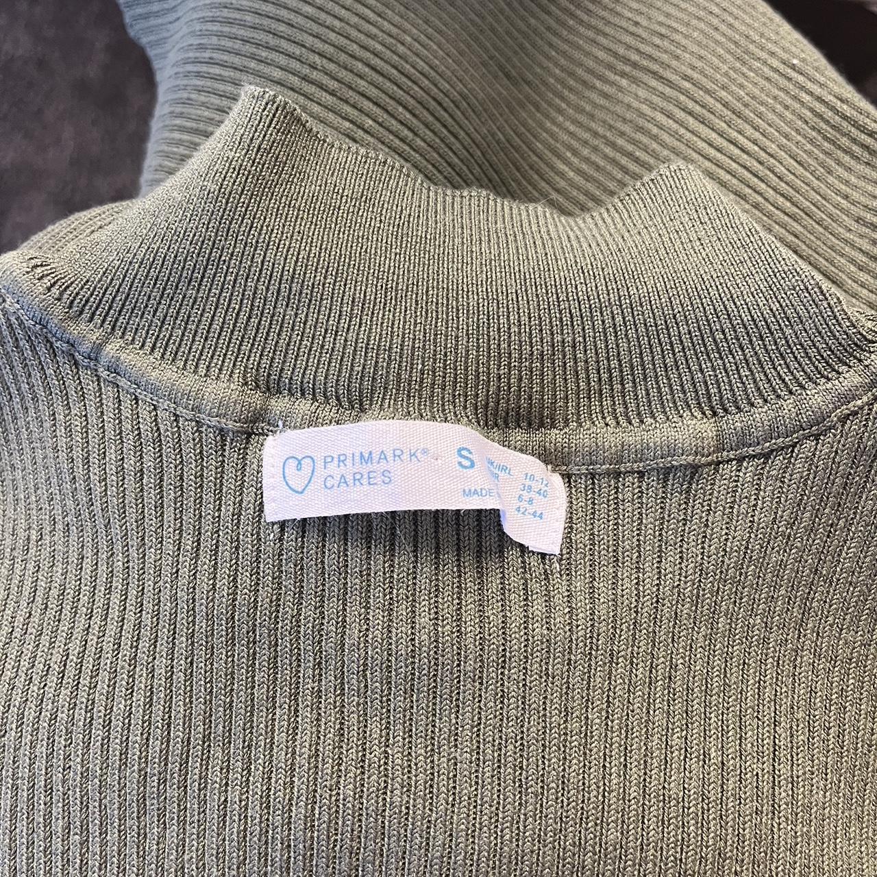 Primark high neck maxi dress in Khaki💚 - Depop