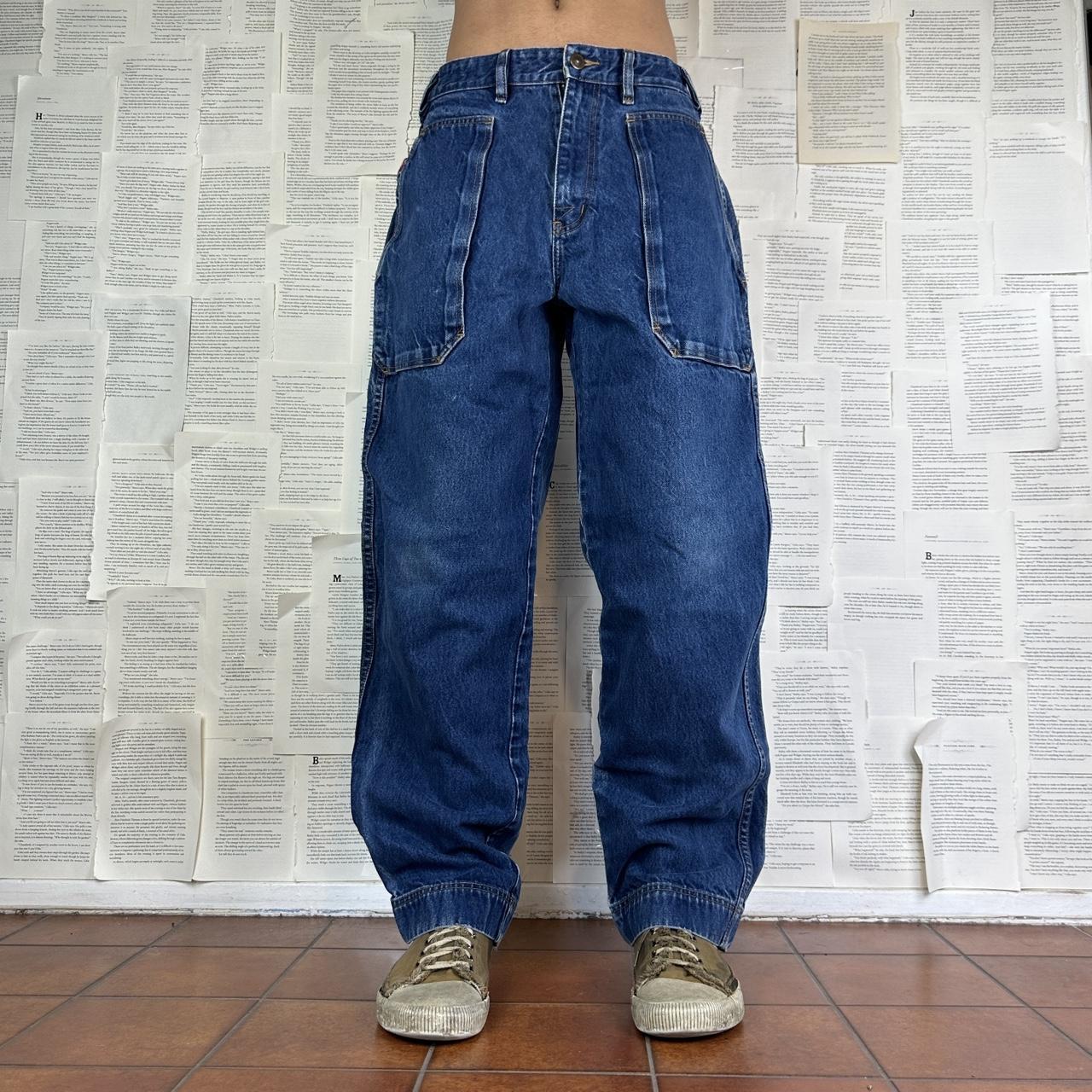 FUBU Men's Blue Jeans | Depop