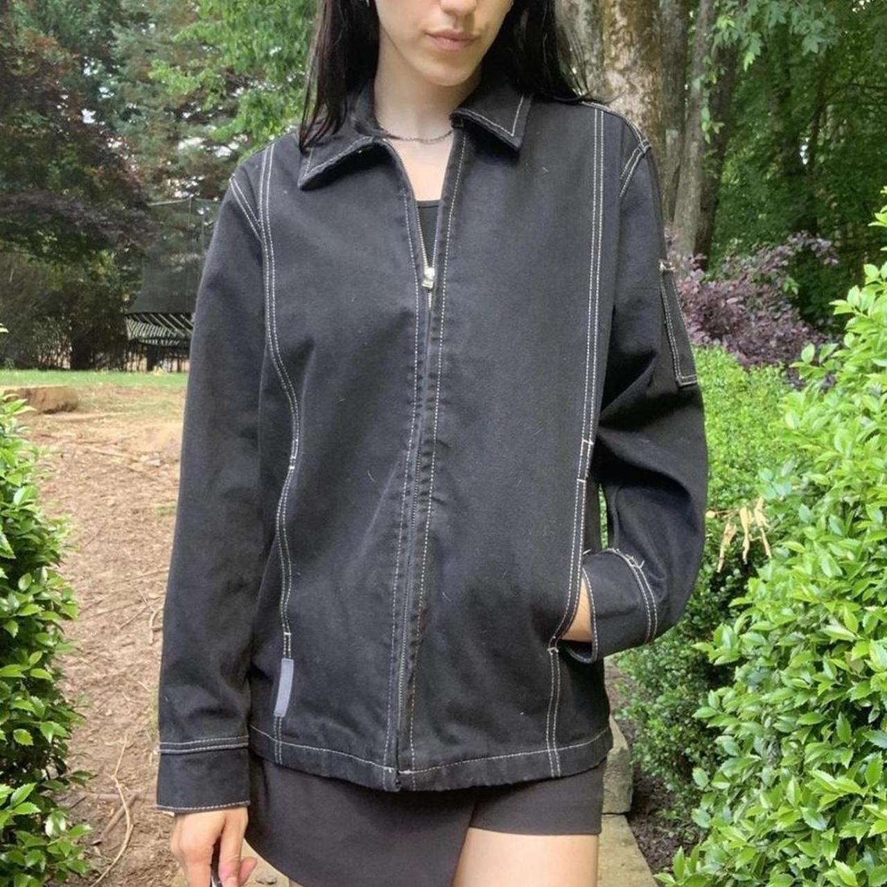 Deadstock UNIF denim heavy jacket - Depop