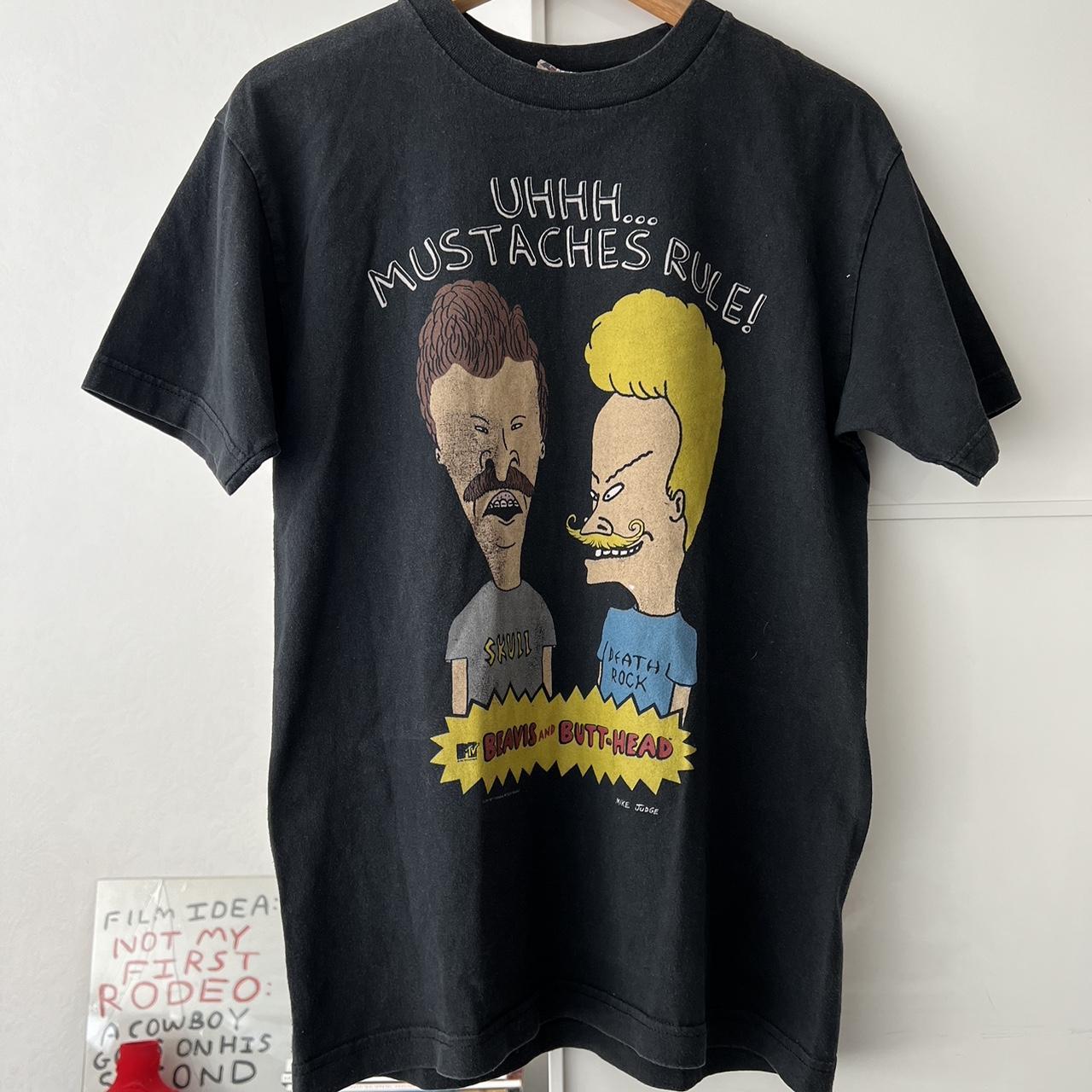 Vintage Beavis And Butt-Head Graphic T Shirt Chest... - Depop