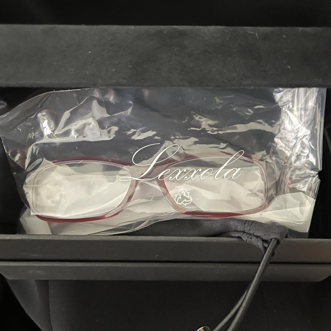 lexxola alba cherry non-prescription glasses. brand... - Depop