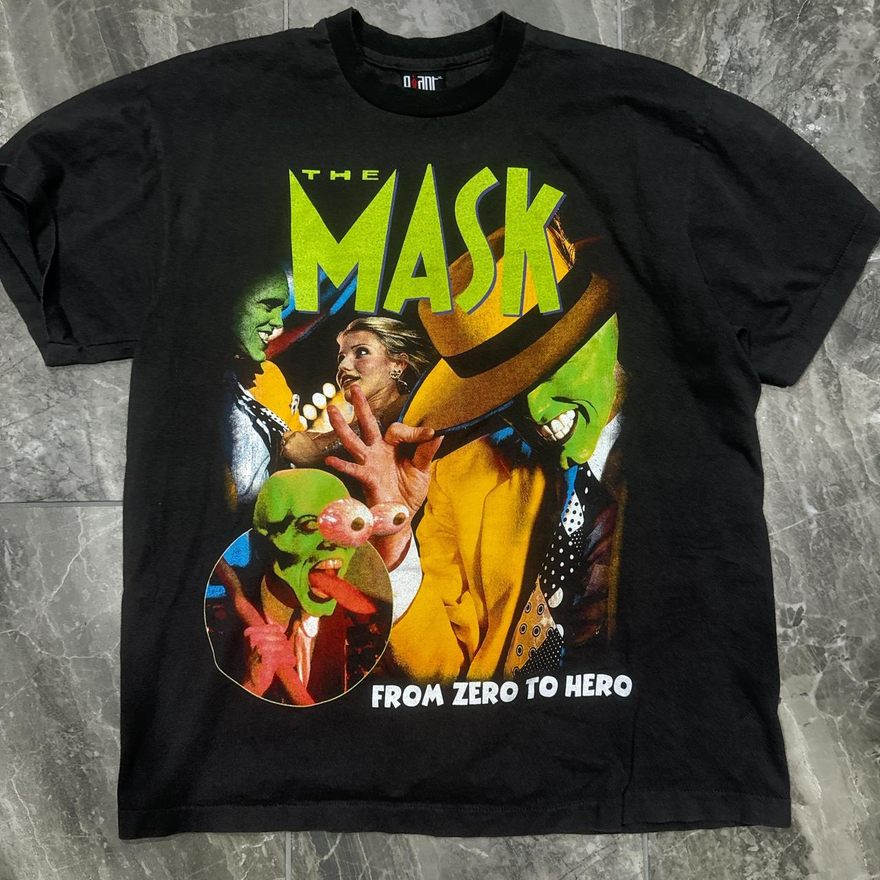 The mask vintage tee Modern reprint single stitch... - Depop