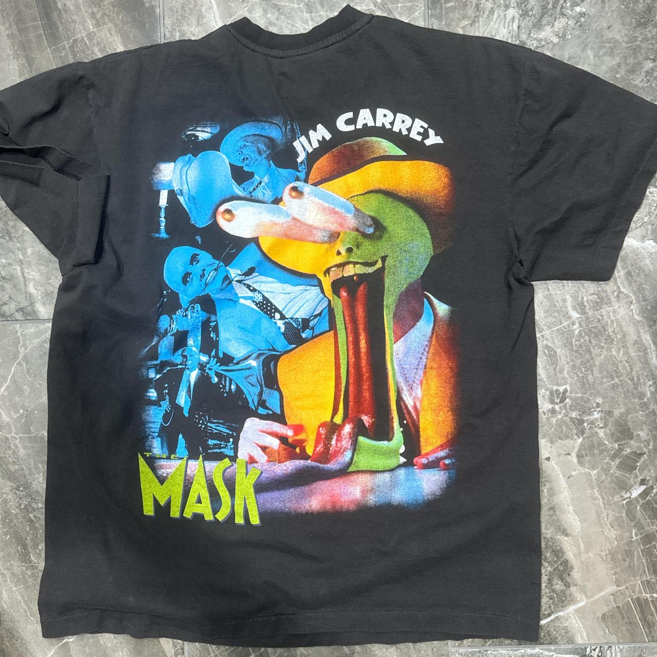 The mask vintage tee Modern reprint single stitch... - Depop