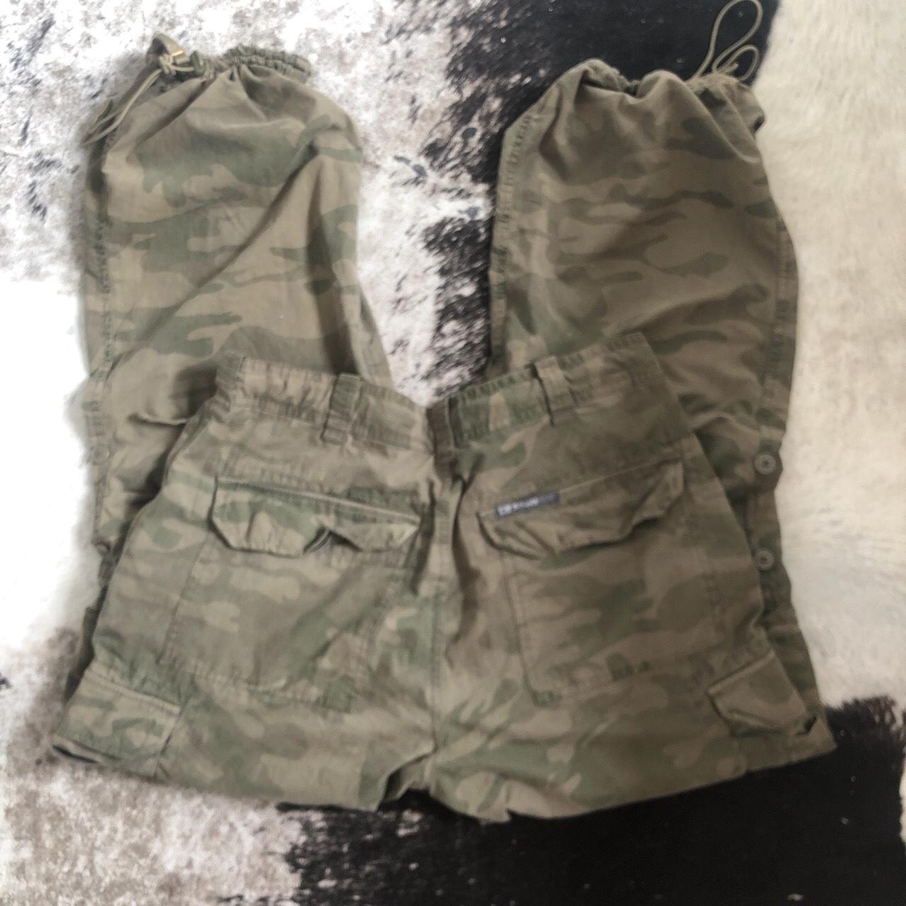 Bench Women's Khaki Trousers | Depop