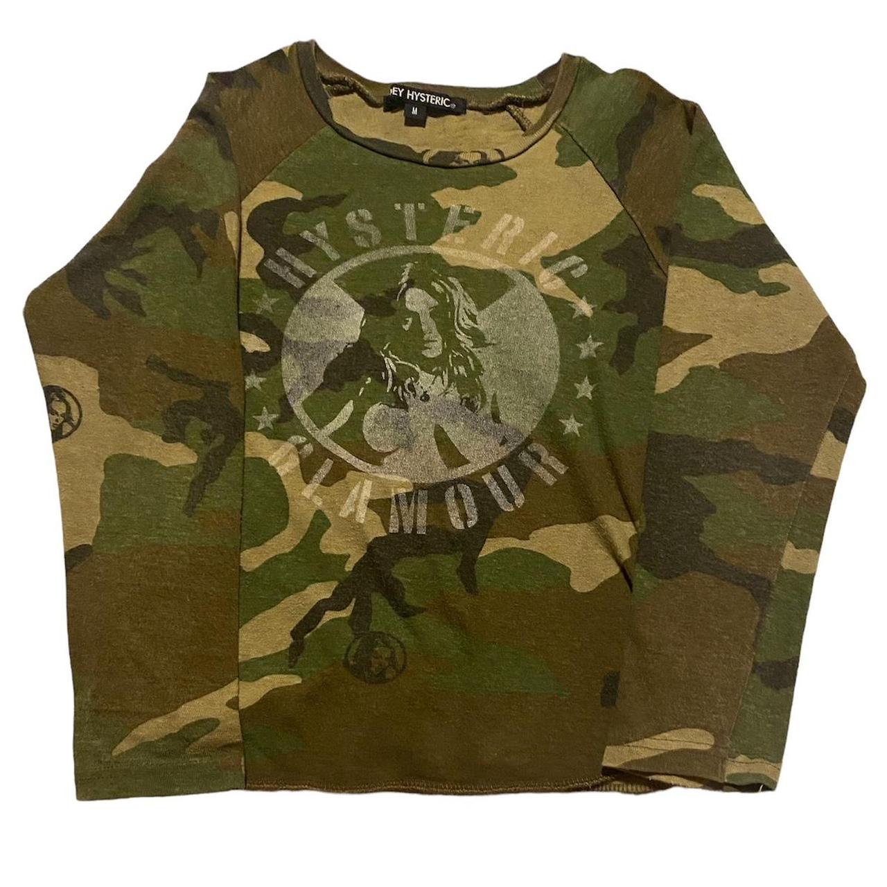 Hysteric glamour camouflage army print baby graphic... - Depop