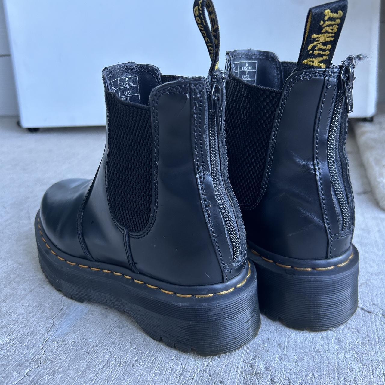 doc martens 2796 black platform chelsea boots; had... - Depop