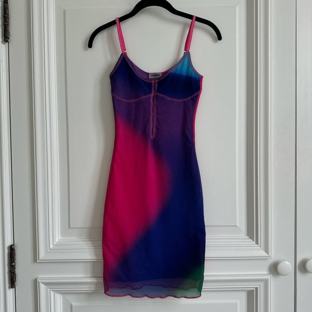WMNS Wear lucid galaxy bodycon mini dress purple and... | Depop