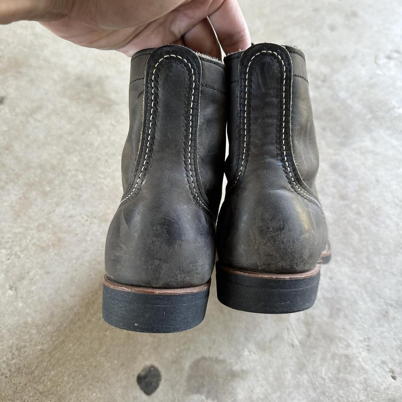 Red Wing 8086 Charcoal Rough And Tough Iron Ranger... - Depop