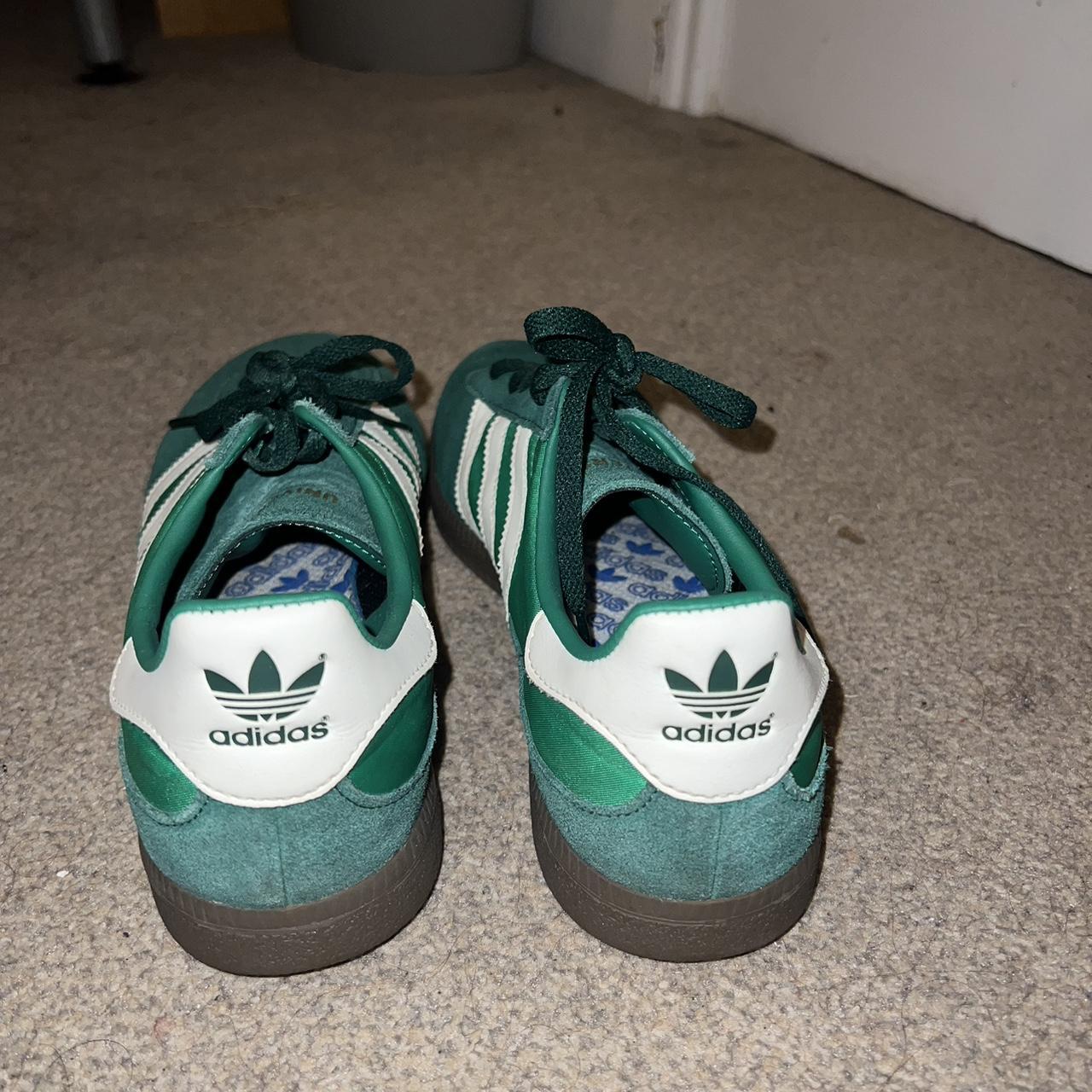 Adidas Green universal trainers size 7.5 UK - Depop
