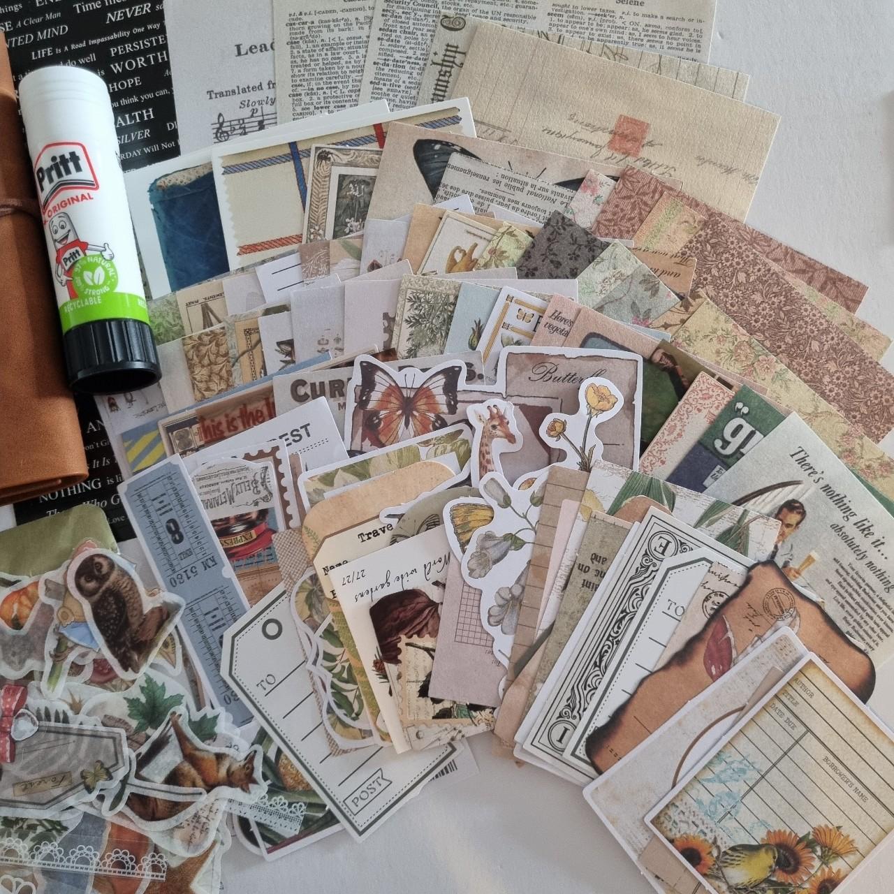 🤎 Junk journal / scrapbooking starter kit 🤎 Perfect... - Depop