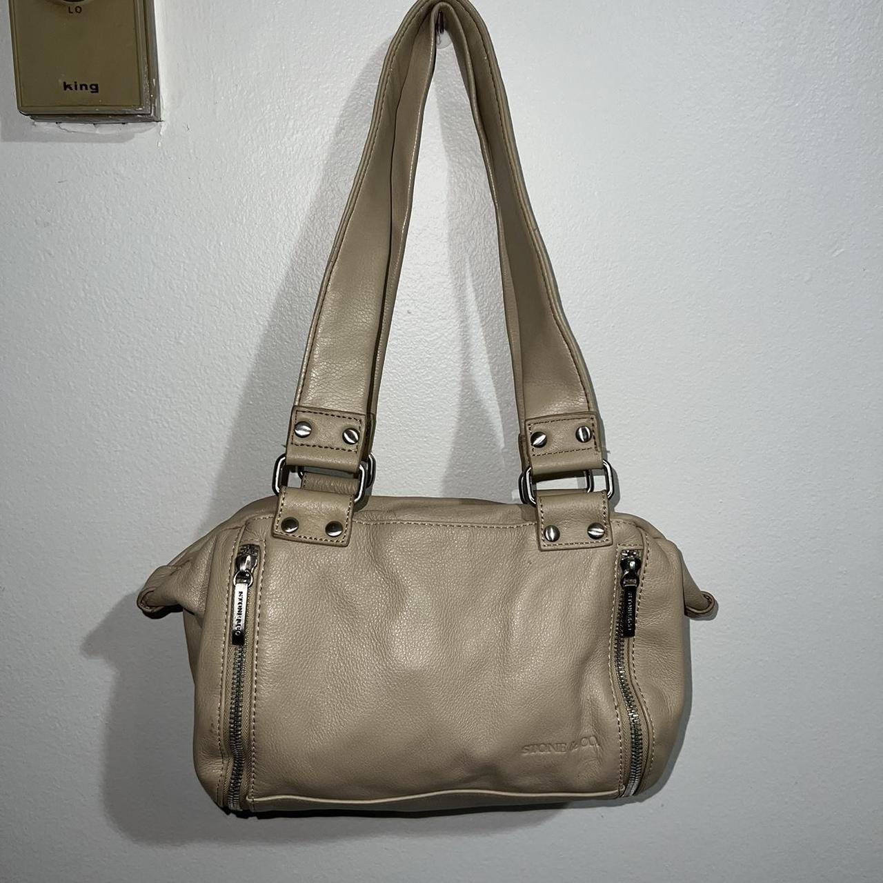Stone & Co leather Purse. Beige / tan Stone & Co... - Depop