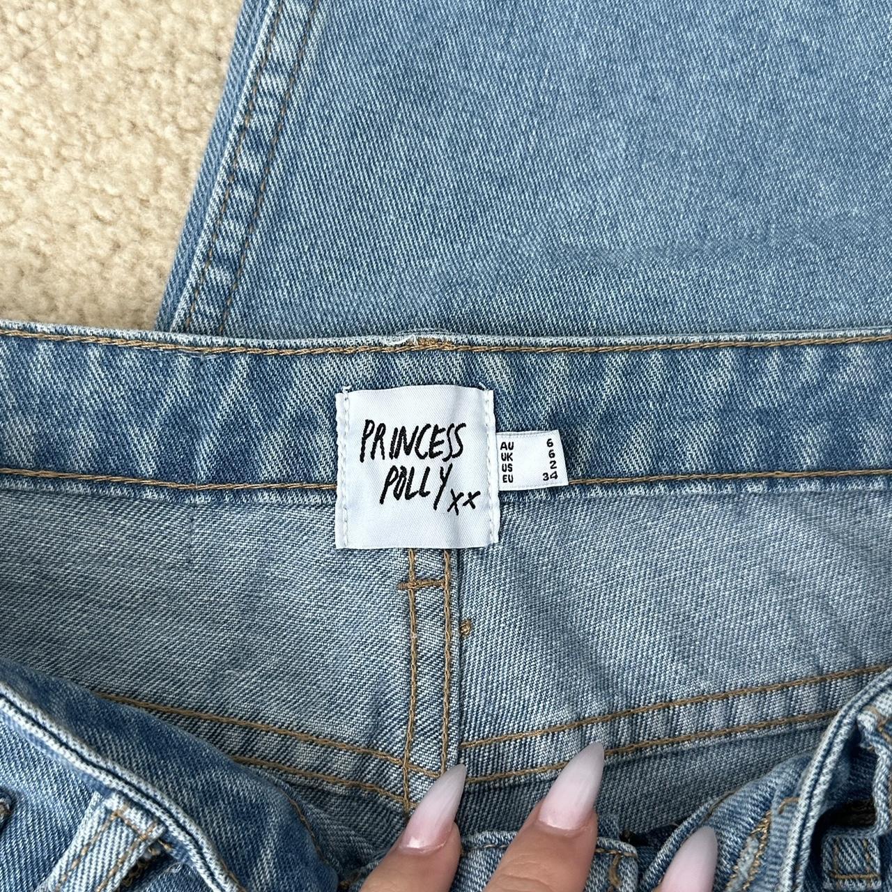 Princess Polly size 2 jeans. Mid rise relaxed.... - Depop