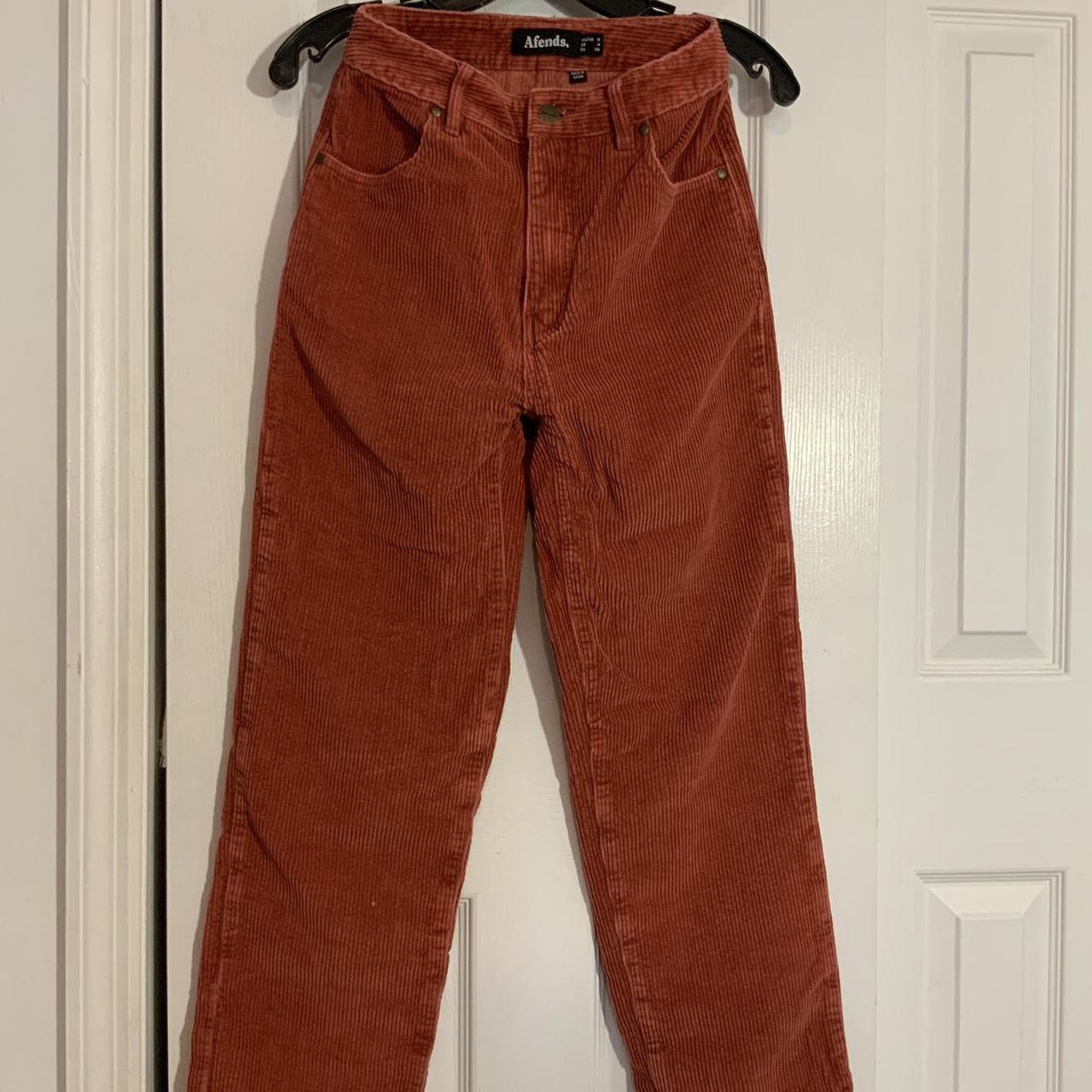 Afends red corduroy pants 🍄🍁👖 perfect for fall,... - Depop