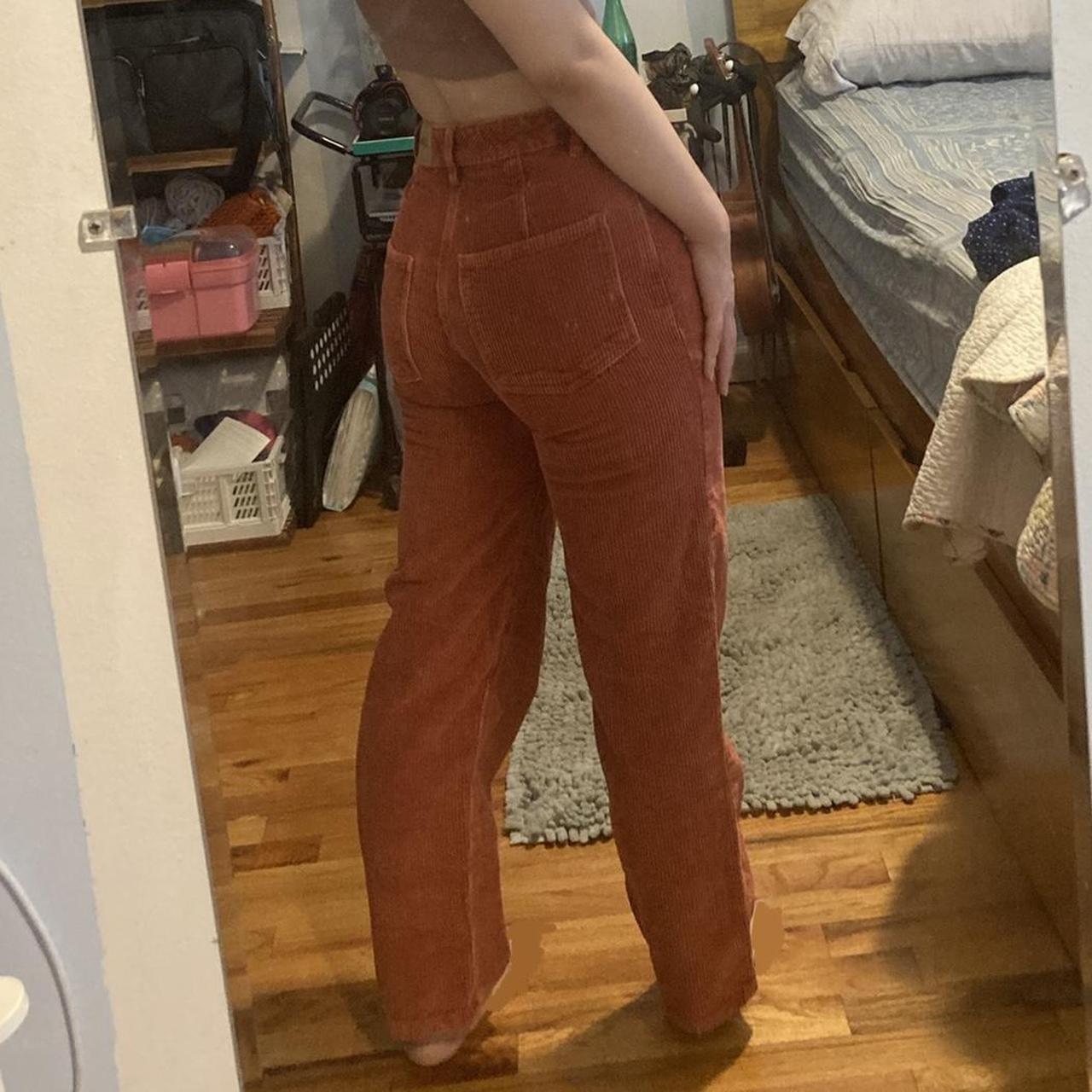 Afends red corduroy pants 🍄🍁👖 perfect for fall,... - Depop