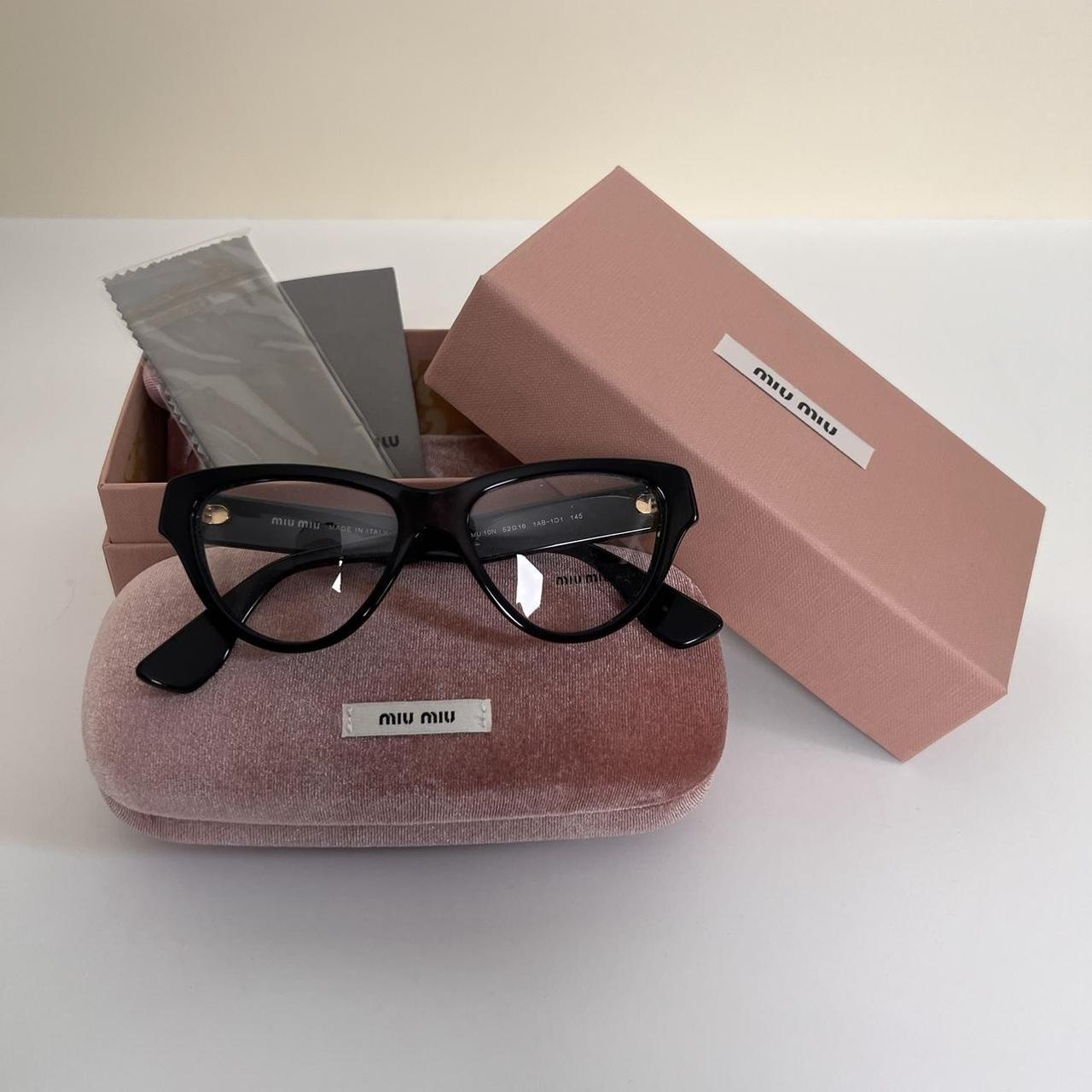 Miu Miu glasses. I love them but they’re too small... - Depop