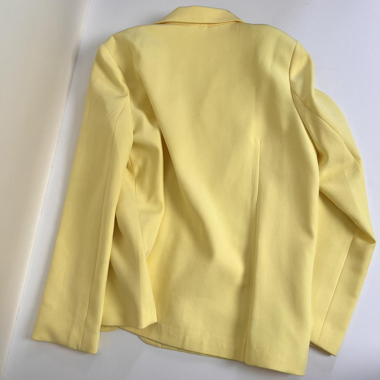 Lioness oversized yellow blazer. Size Medium. DEPOP... - Depop