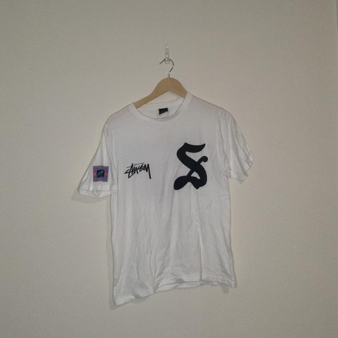 Y2K Stussy 7 Logo Spellout Skate Shirt #y2k #stussy... - Depop