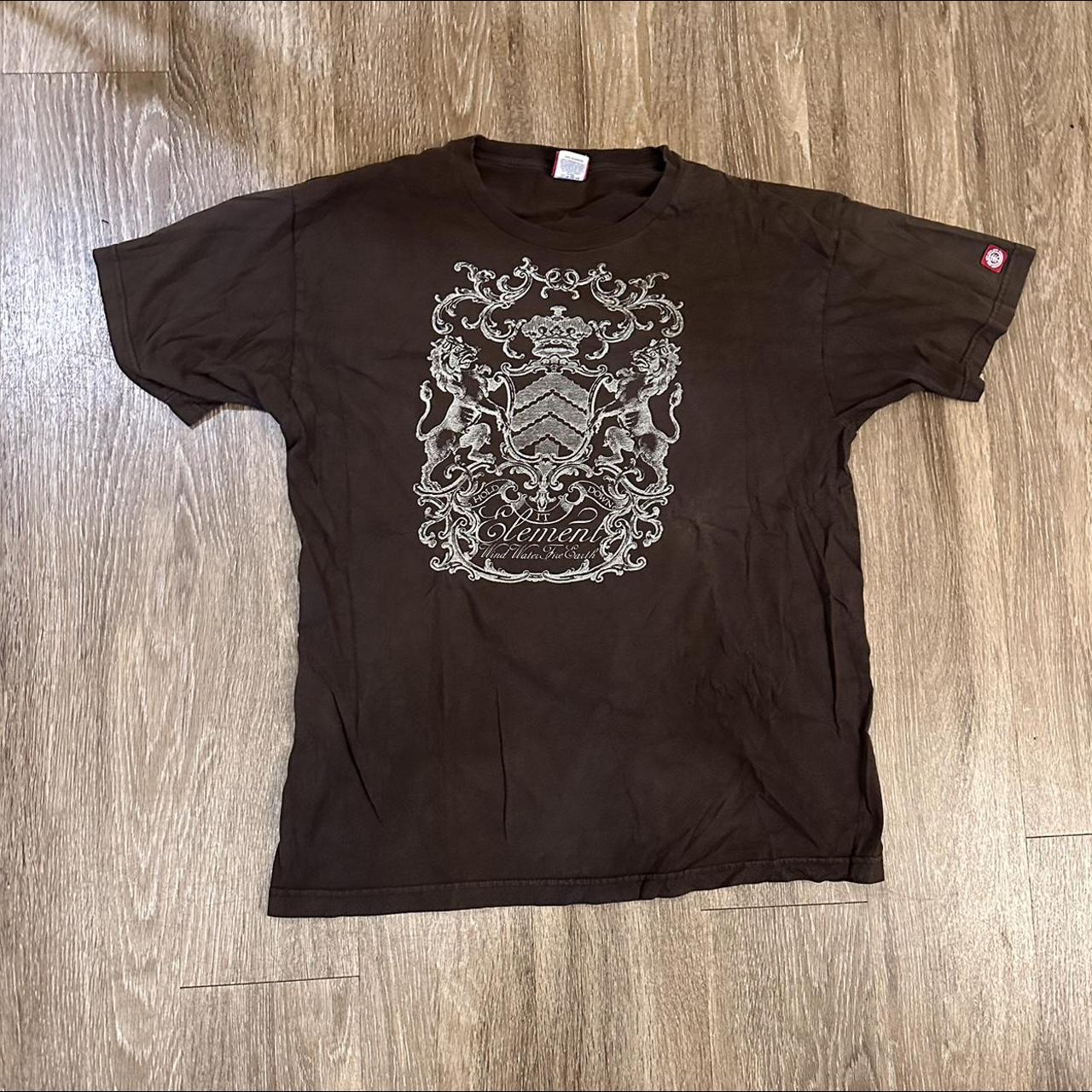 Vintage Element Earth Tone Skater shirt 8/10... - Depop