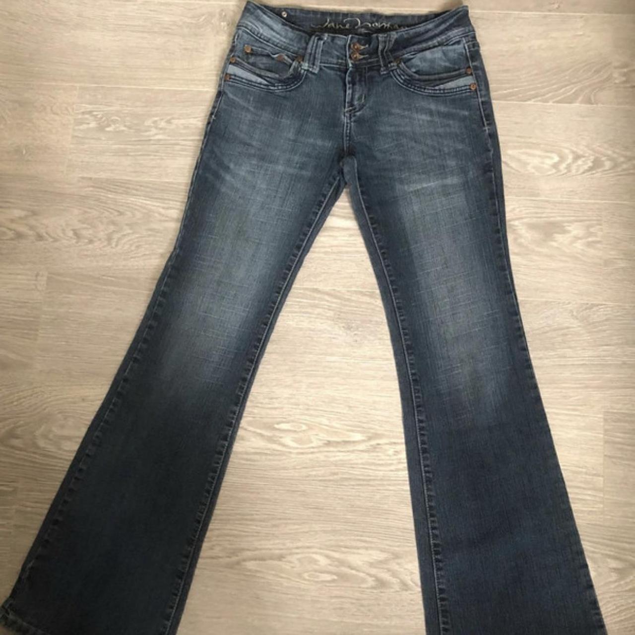 Jane Norman Women's Navy Jeans | Depop
