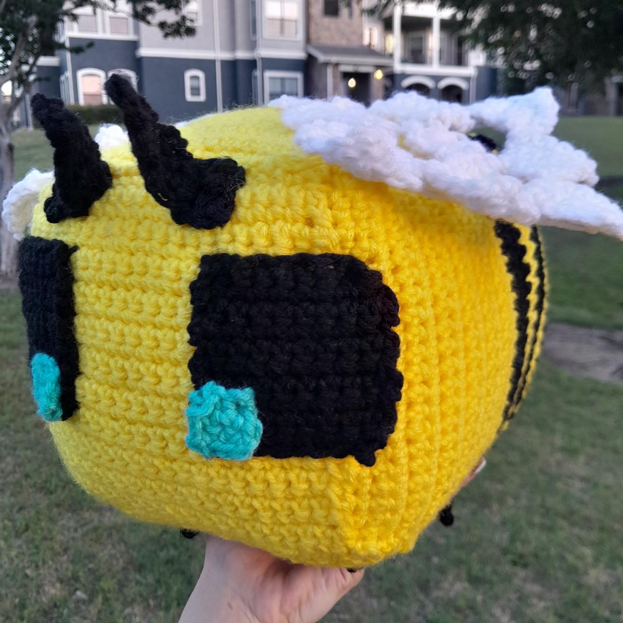 Minecraft Bee Plushie (L) Regular pricing on these... - Depop