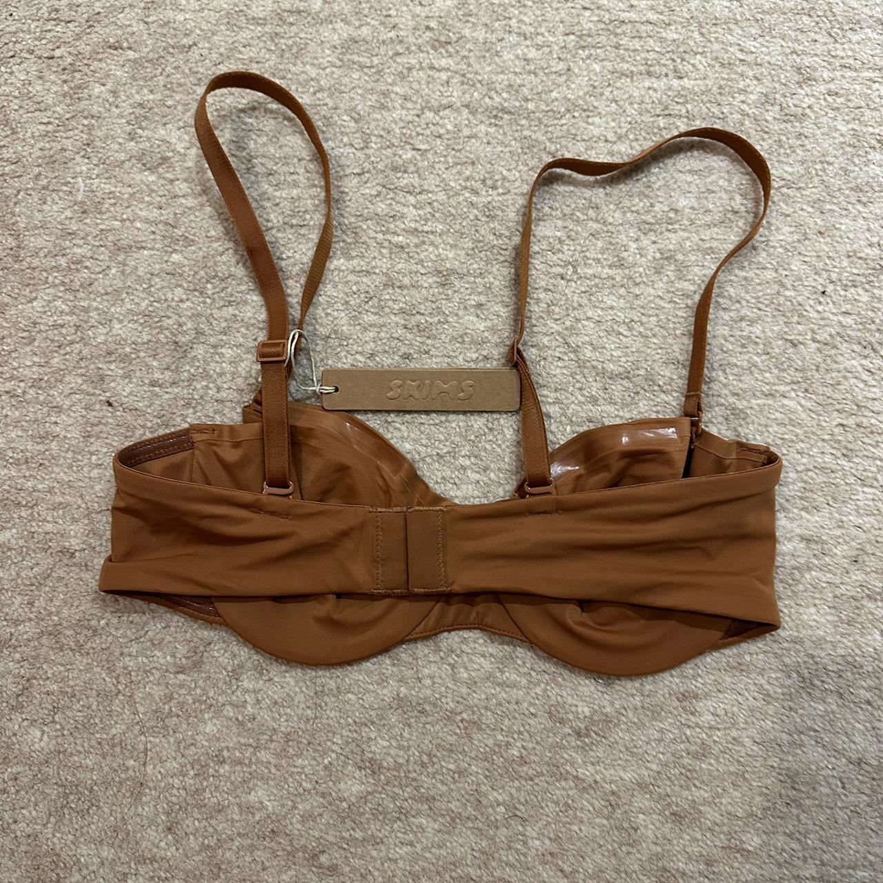 Skims smoothing strapless bra Brand new 34A... - Depop