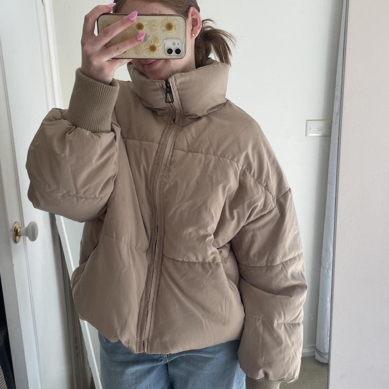 SHEIN Women's Brown and Tan Jacket | Depop