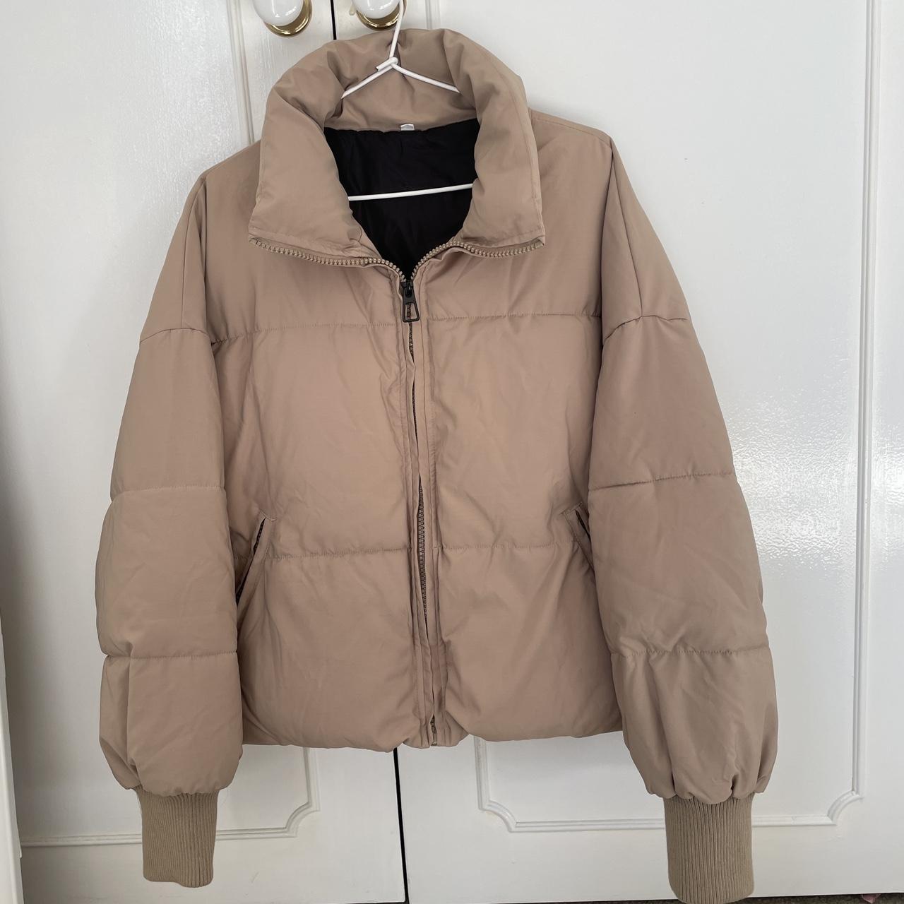 SHEIN Women's Brown and Tan Jacket | Depop
