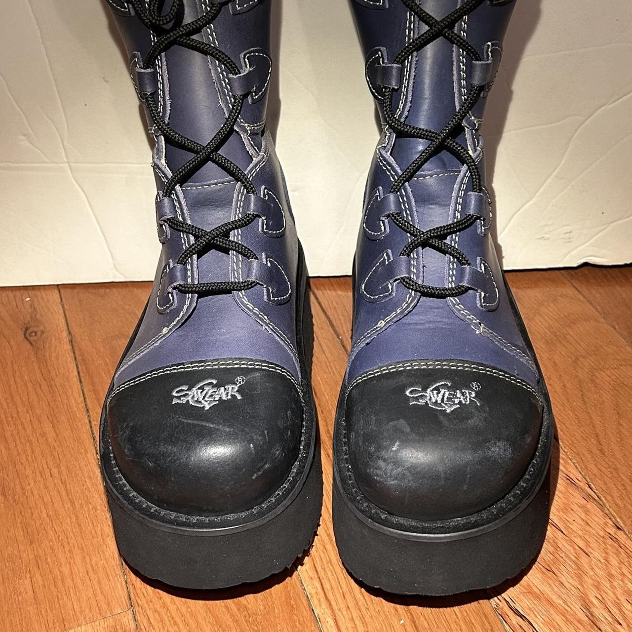 Vintage Rave Swear London Platform Boots... - Depop