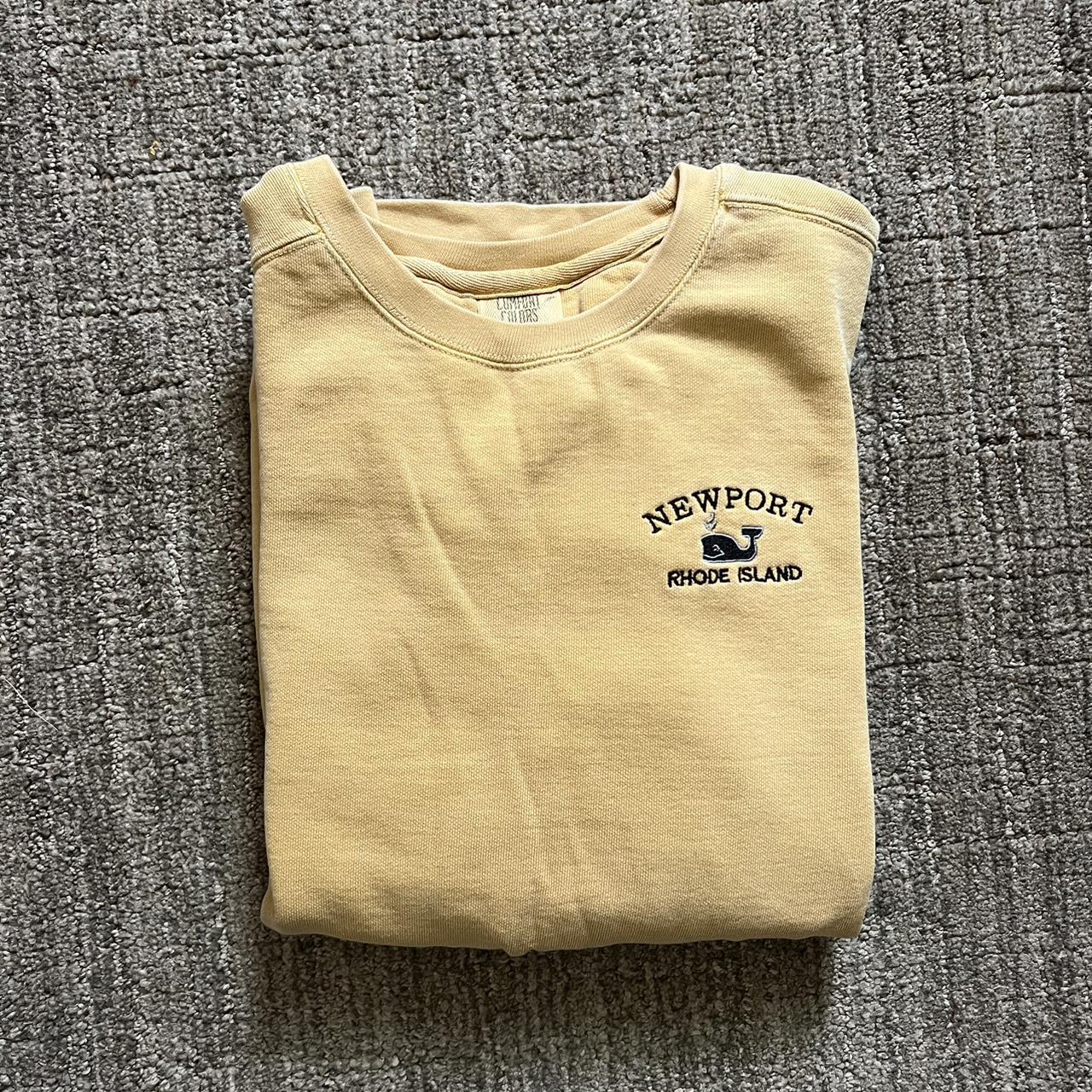 Yellow Newport Swearer - thick material - super... - Depop