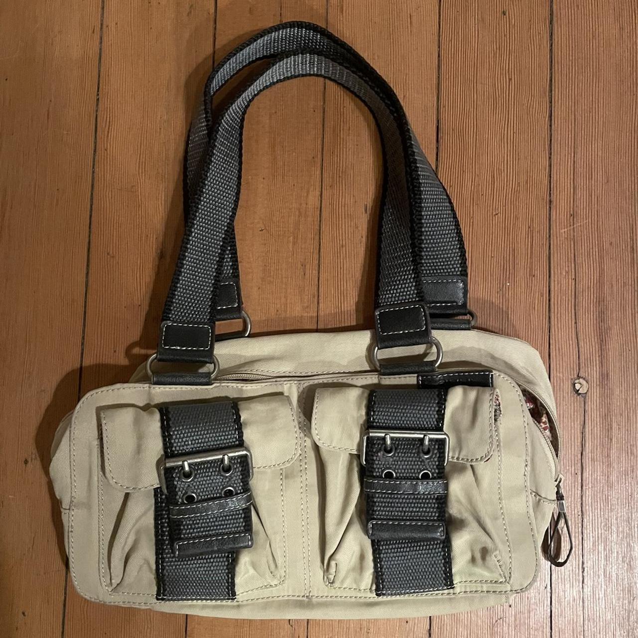 Beige cargo purse Y2k Gorp core utility - Depop