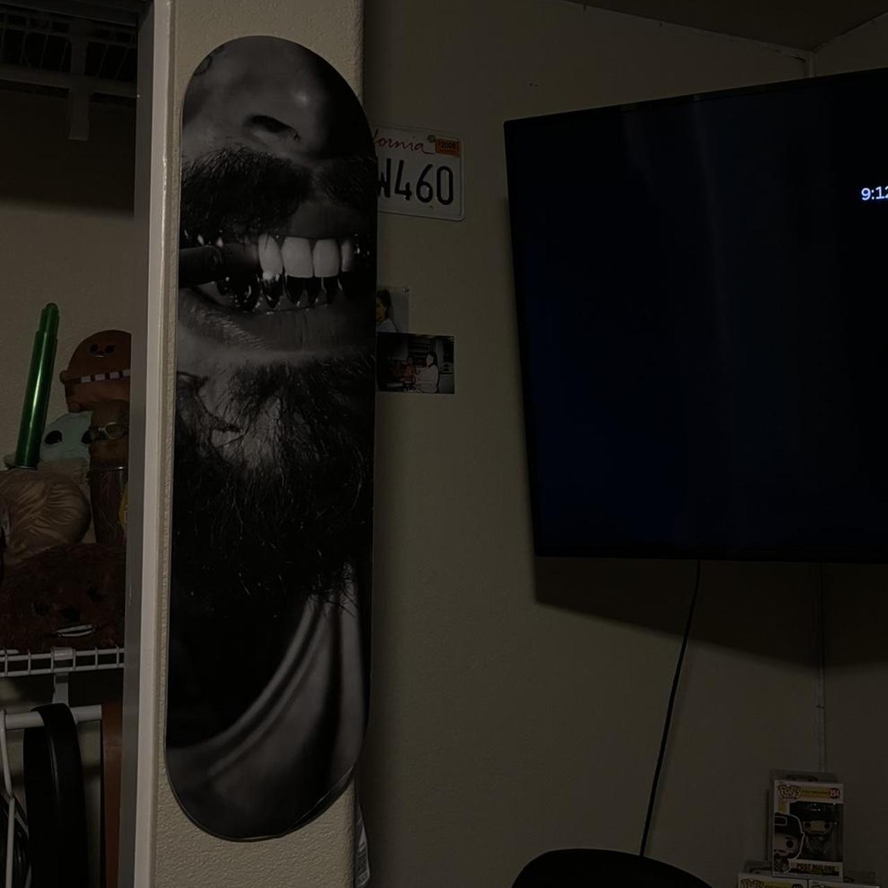 Post malone custom skateboard art piece 🖤... | Depop